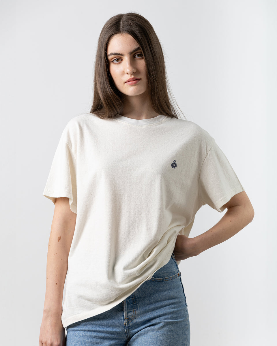 BATERA | Camiseta Cáñamo Blanca Brigth White – Batera Brand